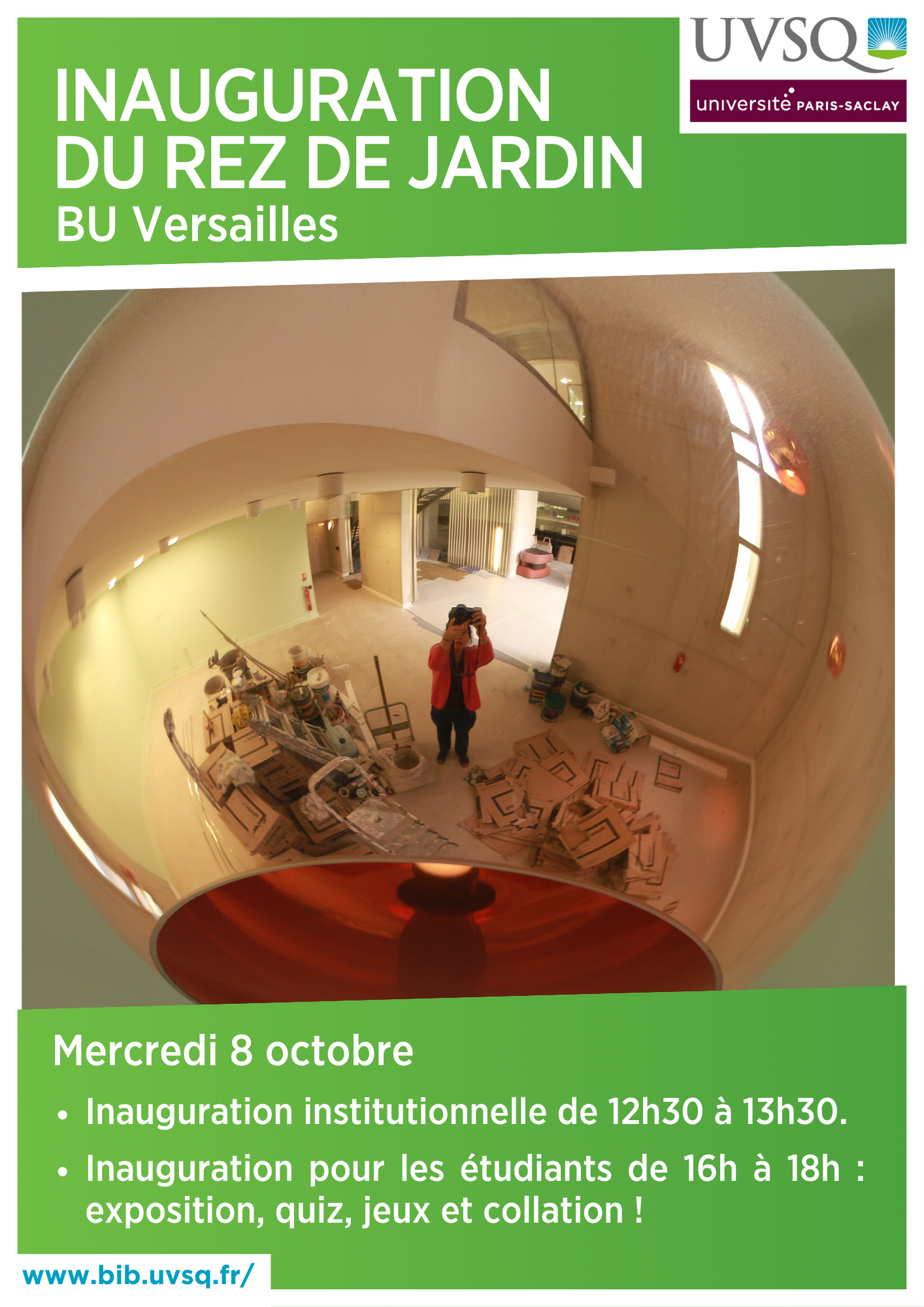 [INAUGURATION] rez-de-jardin BU Versailles - Bibliothèques