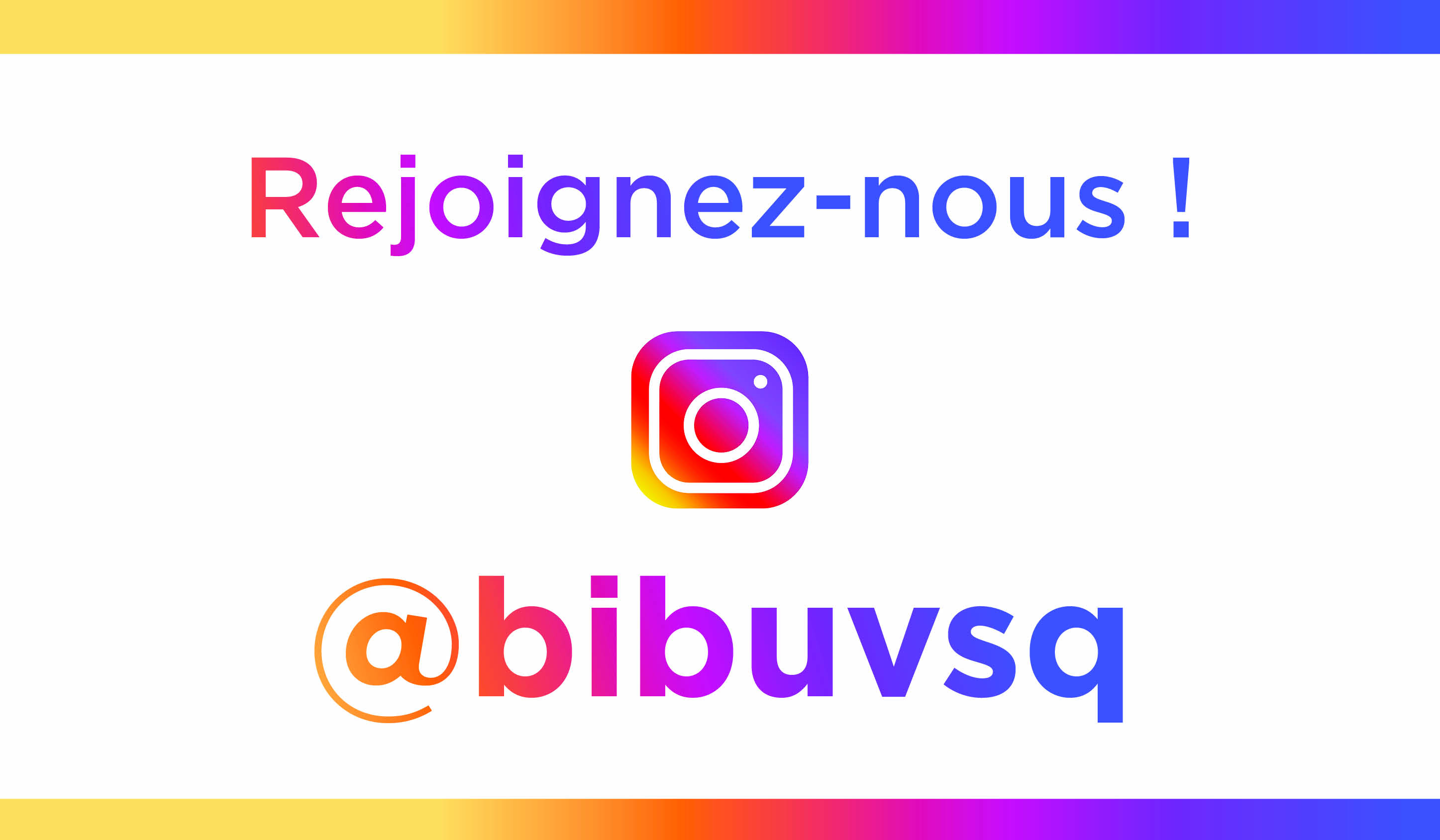 Les BU de l'UVSQ sur Instagram - Bibliothèques